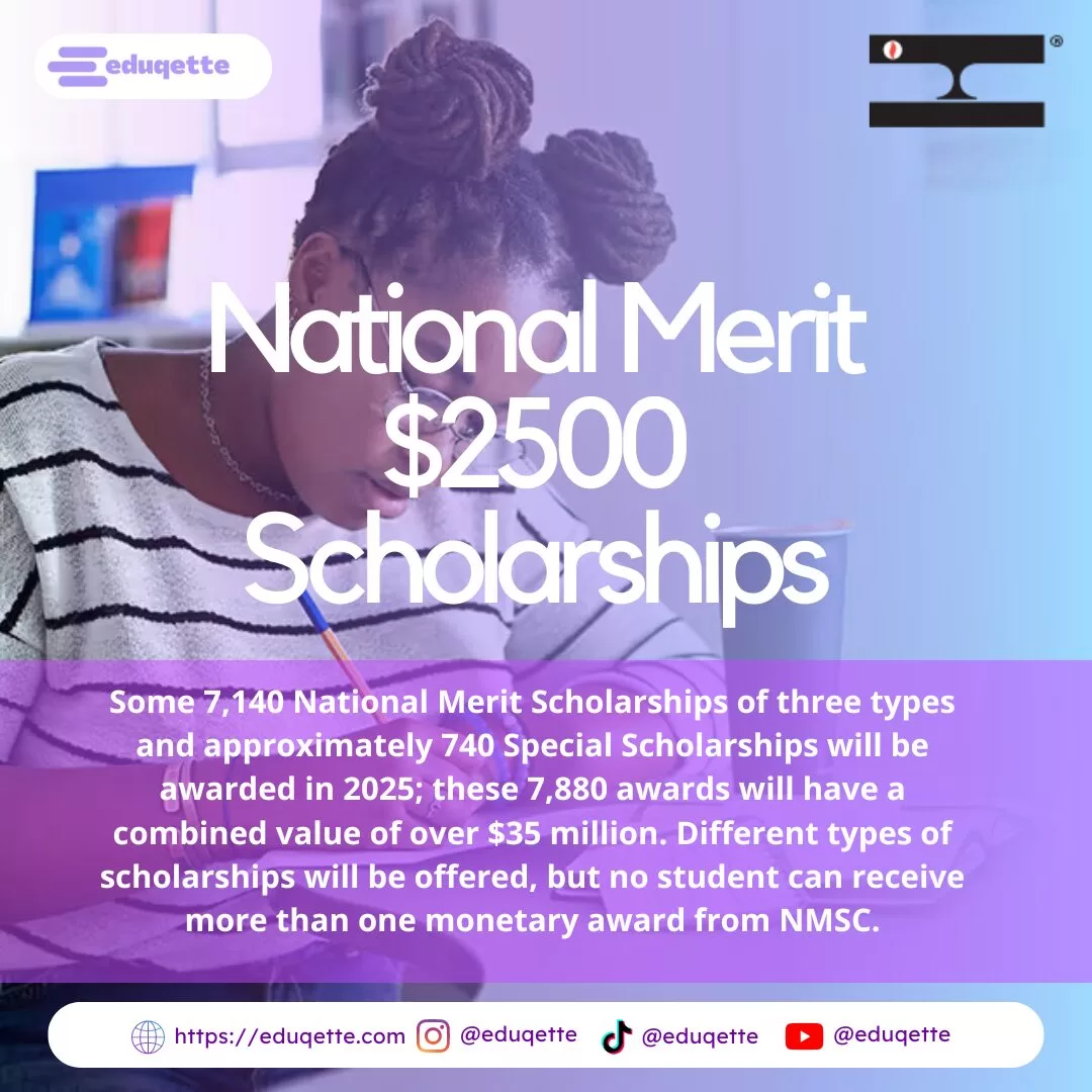 National Merit $2500 Scholarships - Eduqette