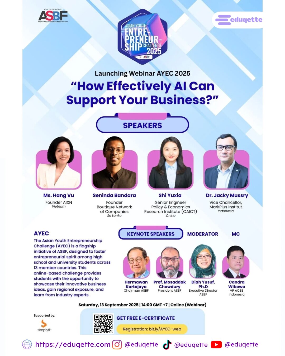 AYEC 2025 Launching Webinar: AI Isn’t the Future — It’s Your Cheat Code ...