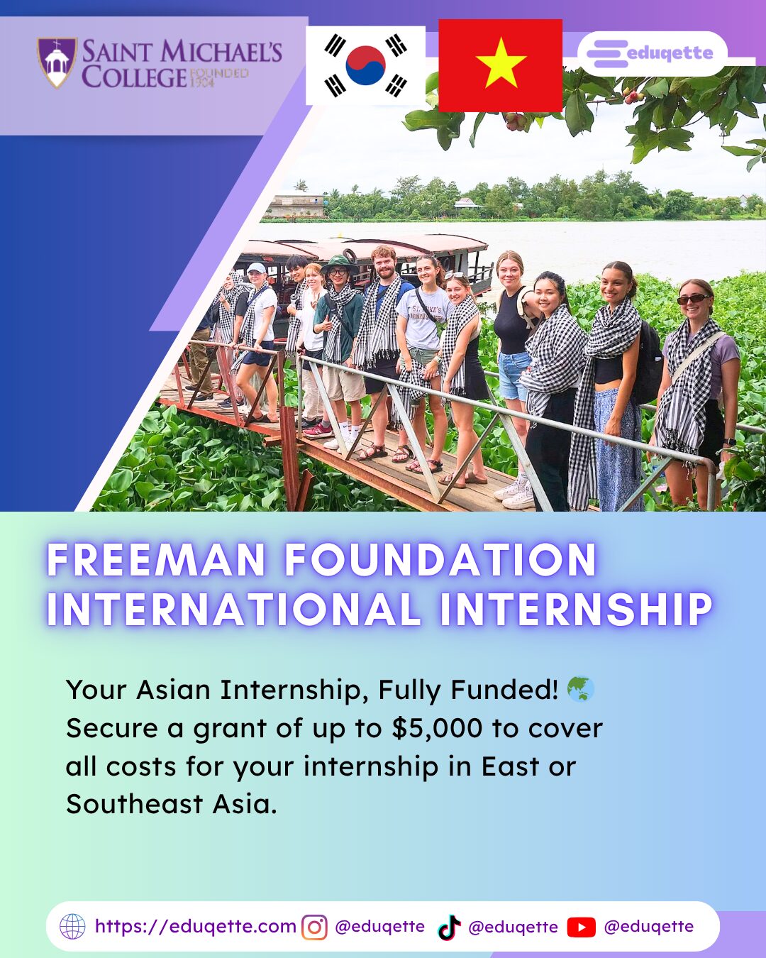 Freeman Foundation International Internship (Summer 2026) - Eduqette