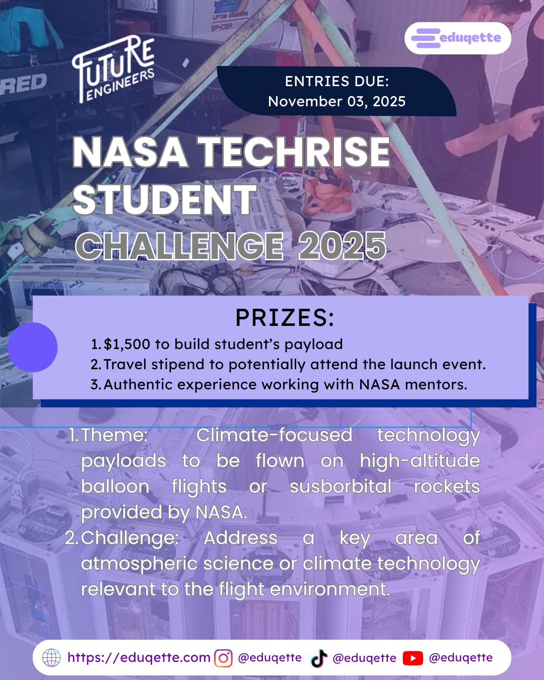 NASA TechRise Student Challenge - Eduqette