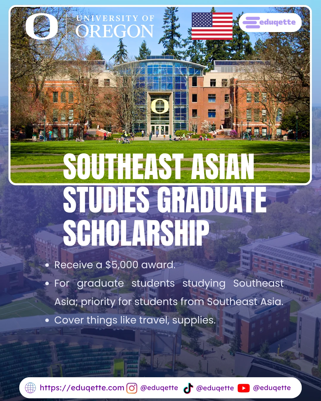 Southeast Asian Studies Graduate Scholarship - Eduqette
