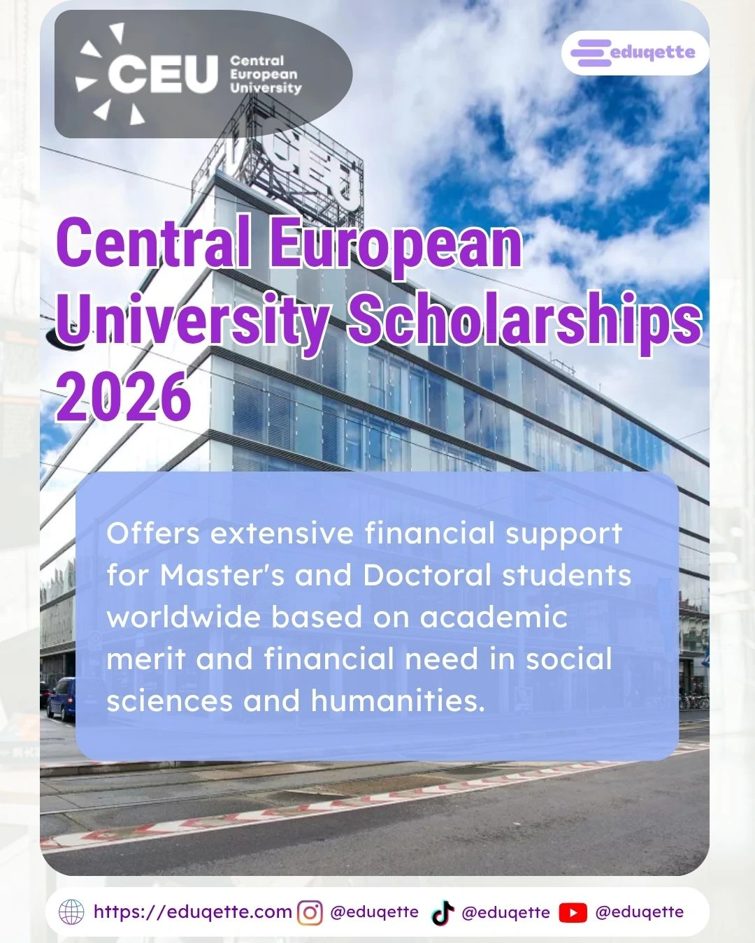 CEU Financial Aid – Central European University - Eduqette